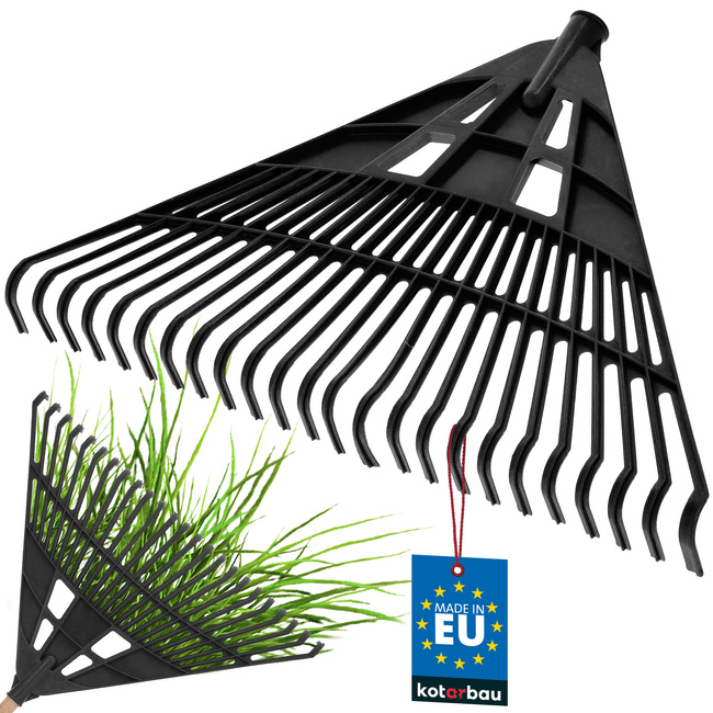 Greblă cu ventilator 610 mm greblă de iarbă pentru frunze de grădină ...