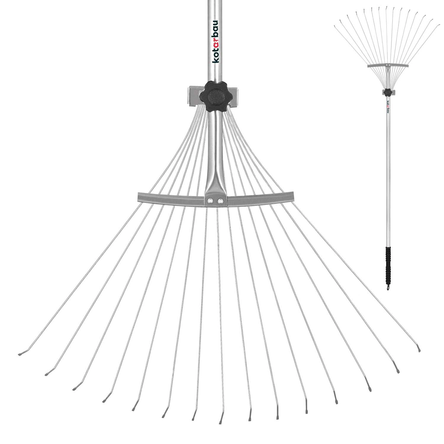 Greblă metalică reglabilă 20-56 cm 20 - 56 cm | Grădină \ Unelte de ...