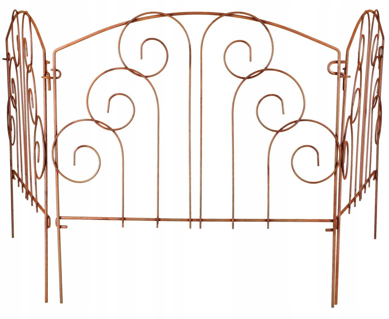 Grădină ecran gard de grădină gard metalic ruginit palisadă | Grădină ...