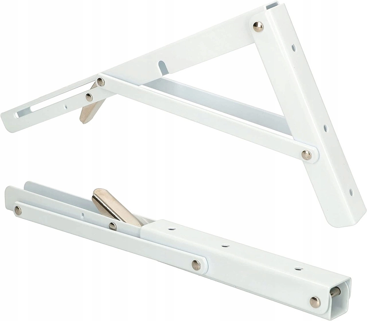 Suport raft pliabil 300 alb - 2 buc. 300 mm | Construcții \ Atelier ...