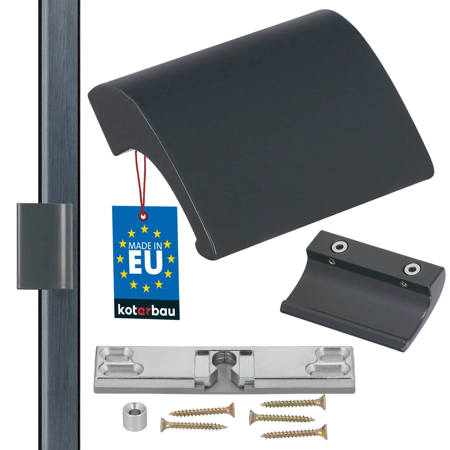 Zăvor balcoane mânere uși încuietoare paletă din aluminiu - Culoare ...